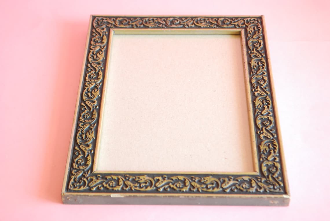 Antique Rectangular Picture Frame Vintage Picture Frames | Etsy