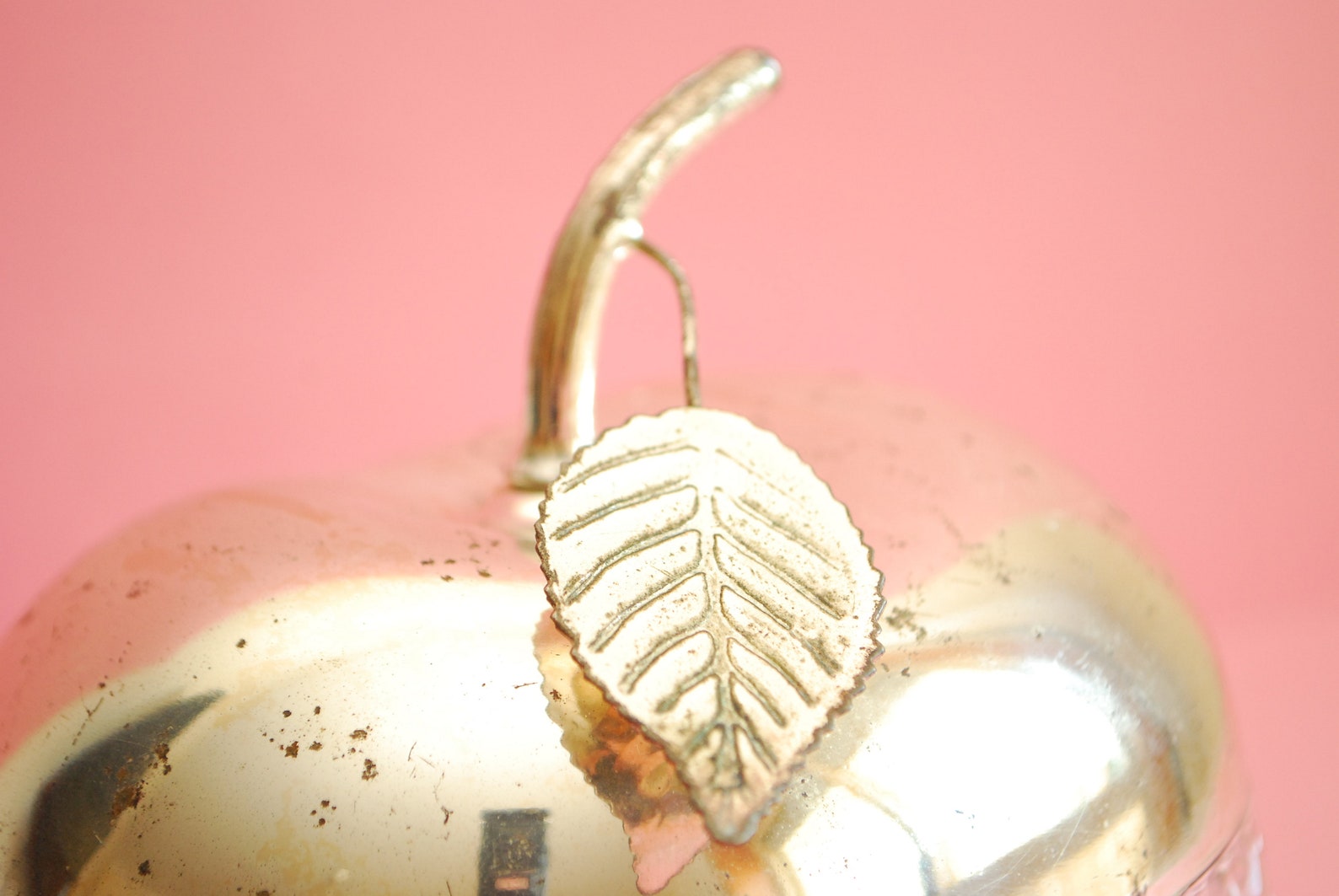 Vintage Apple Shape Glass Box Vintage Apple Shape Glass Jar - Etsy