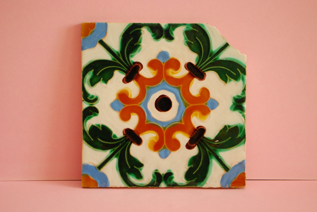 Vintage Tile 20th Rare Genuine Vintage Portuguese Tiles Panel Mural ...