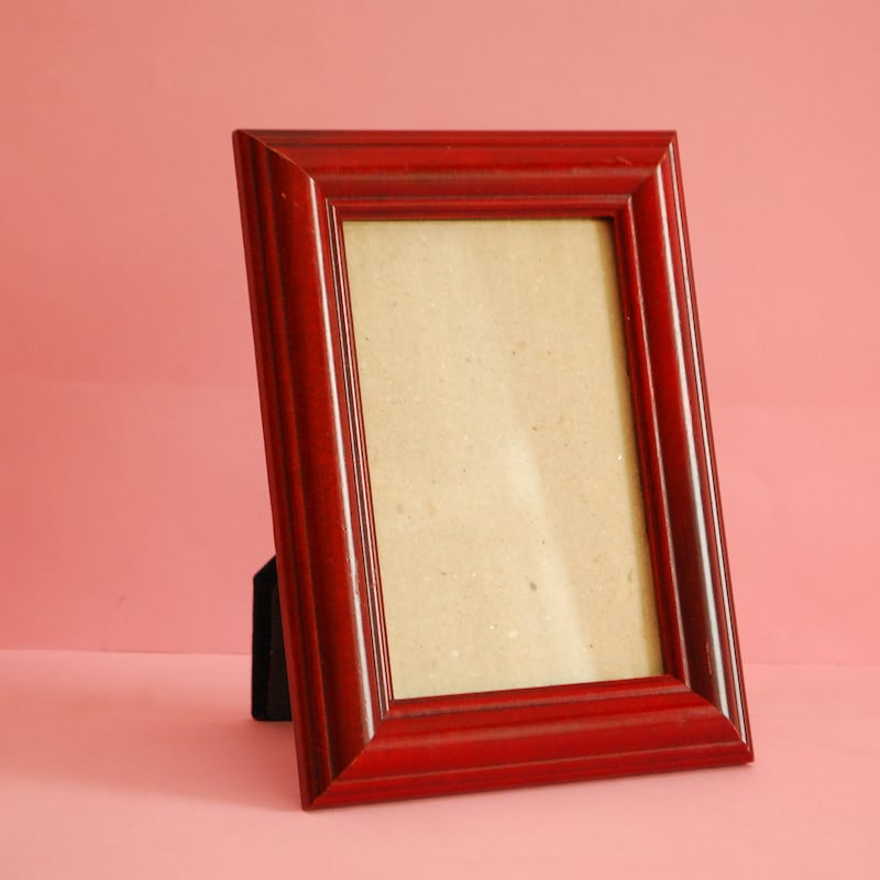 Red Picture Frame - Etsy