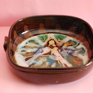 Antique Fruit Bowl, Vintage Dish, Vintage Vide Poche, Stoneware Dish ...