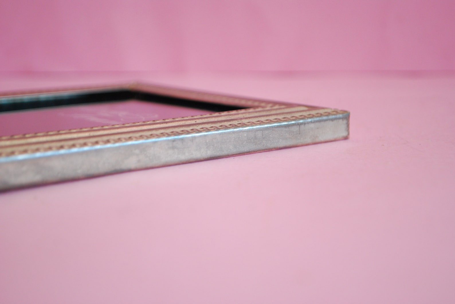Antique Picture Frame Chrome Plated | Vintage Picture Frame | Silverish ...