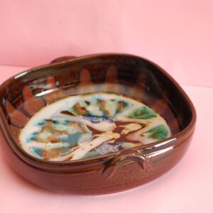 Antique Fruit Bowl, Vintage Dish, Vintage Vide Poche, Stoneware Dish ...