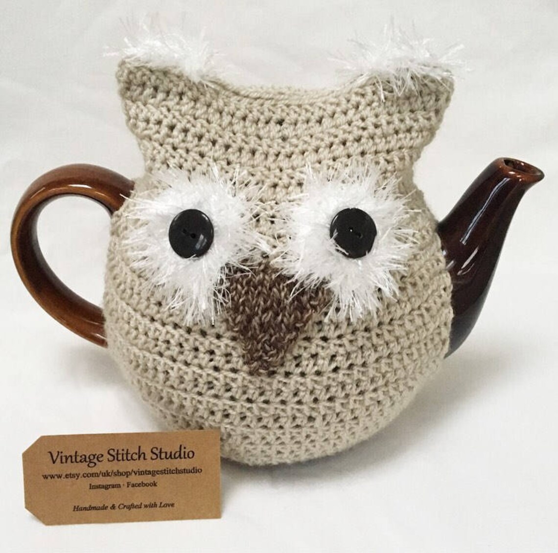 Owl Tea Cosy Knitted Tea Cosy Owl Gifts Hand Knitted Tea - Etsy UK