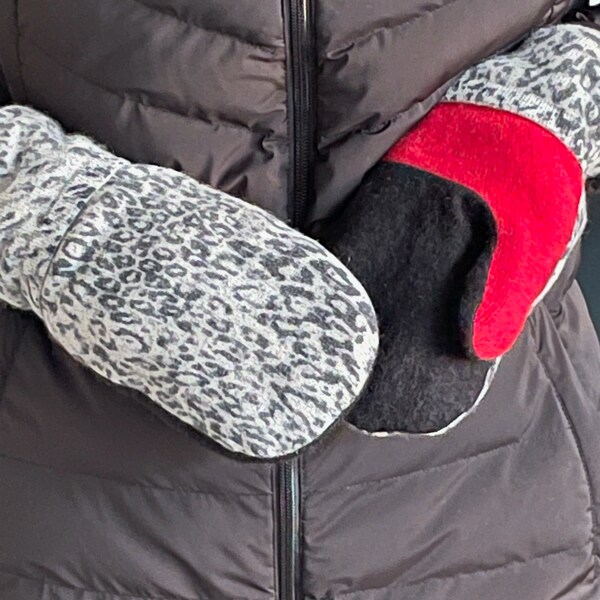 Wool Sweater Mittens - Etsy