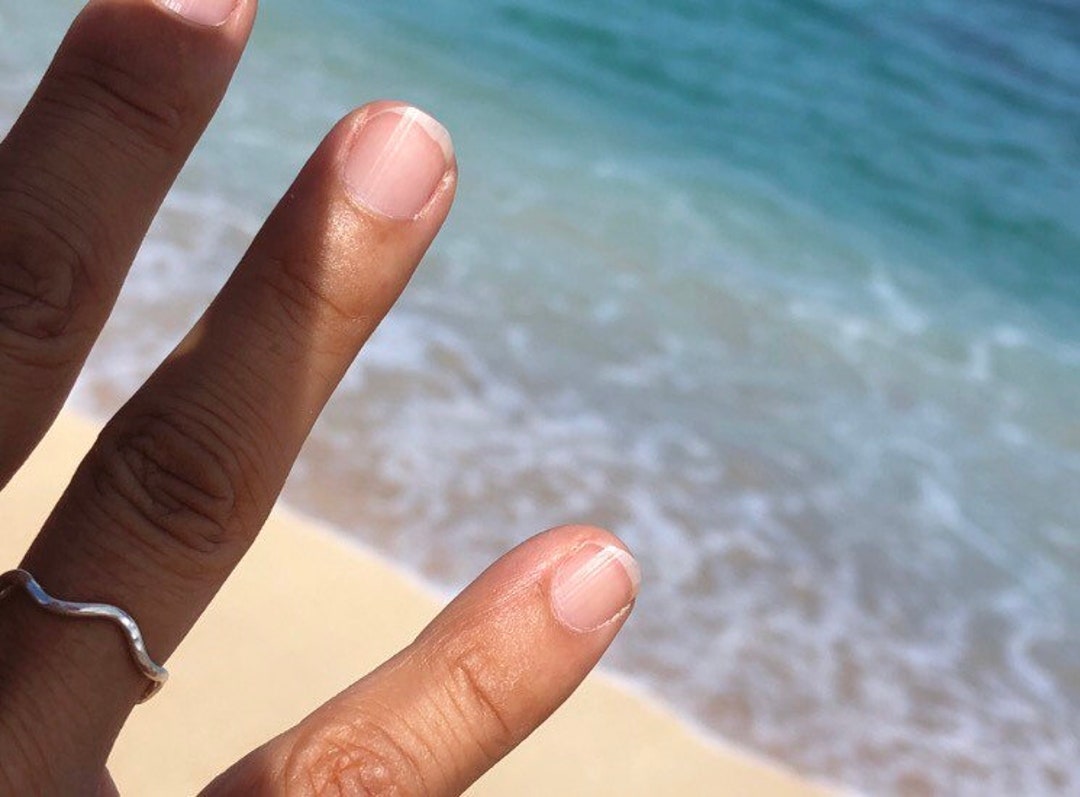 Ocean Wavy Ring, Sterling Silver Ring, Zigzag Ring, Stacking Rings - Etsy