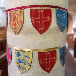 Medieval Style Heraldry Shields Fabric Bunting | Double-sided | 12 ...