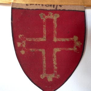 Medieval Style Heraldry Shields Fabric Bunting | Double-sided | 12 ...