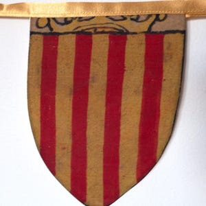 Medieval Style Heraldry Shields Fabric Bunting | Double-sided | 12 ...