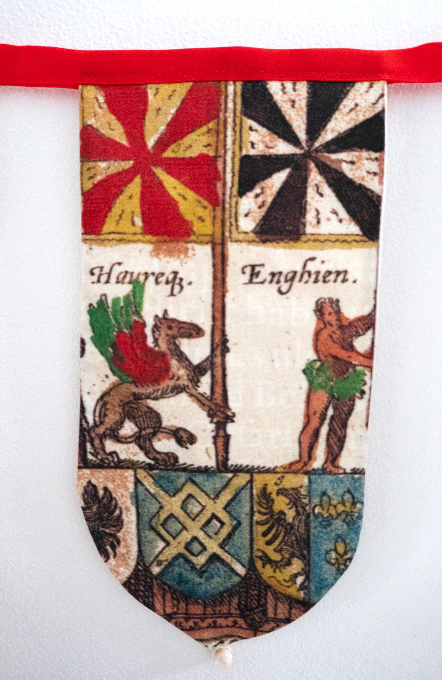 Medieval Style Heraldry Banners and Red Cross Fabric Bunting | Double ...