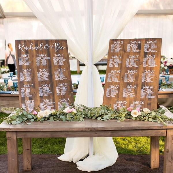 Seating Chart Frame - Etsy