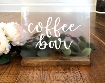 Coffee Acrylic Sign - Etsy