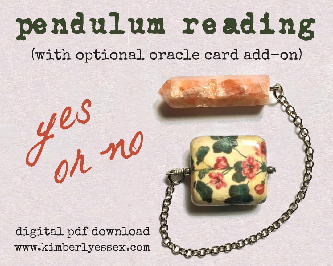 Yes or No Pendulum Reading digital File: PDF, JPG You Print - Etsy