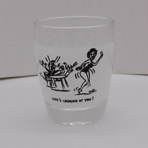 Cartoon Shot Glass - Etsy