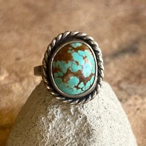 No. 8 Turquoise Pinky Ring - Etsy