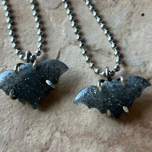 Quartz Bat Pendants - Etsy