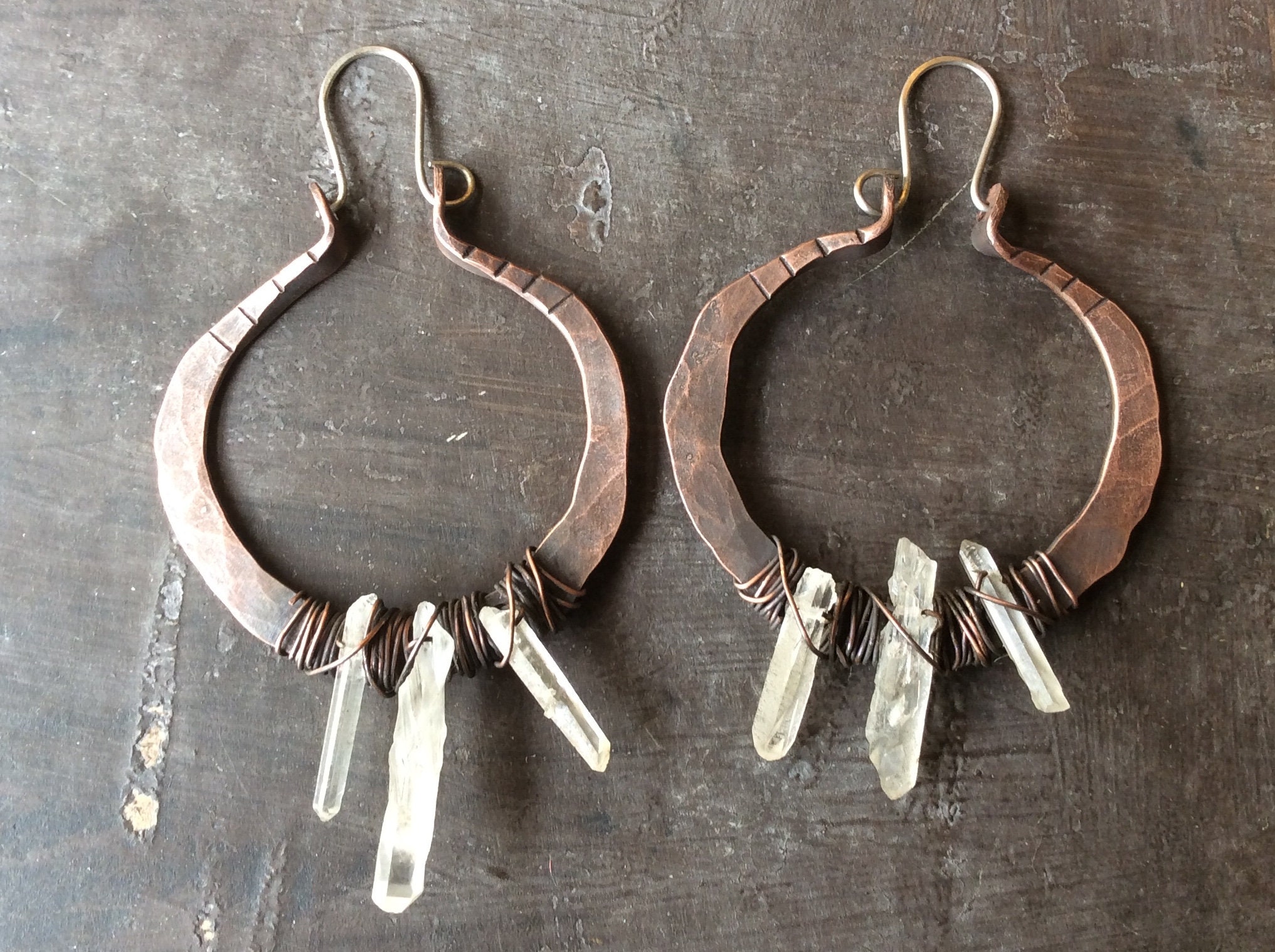 Crystal Queen Hoops | Etsy