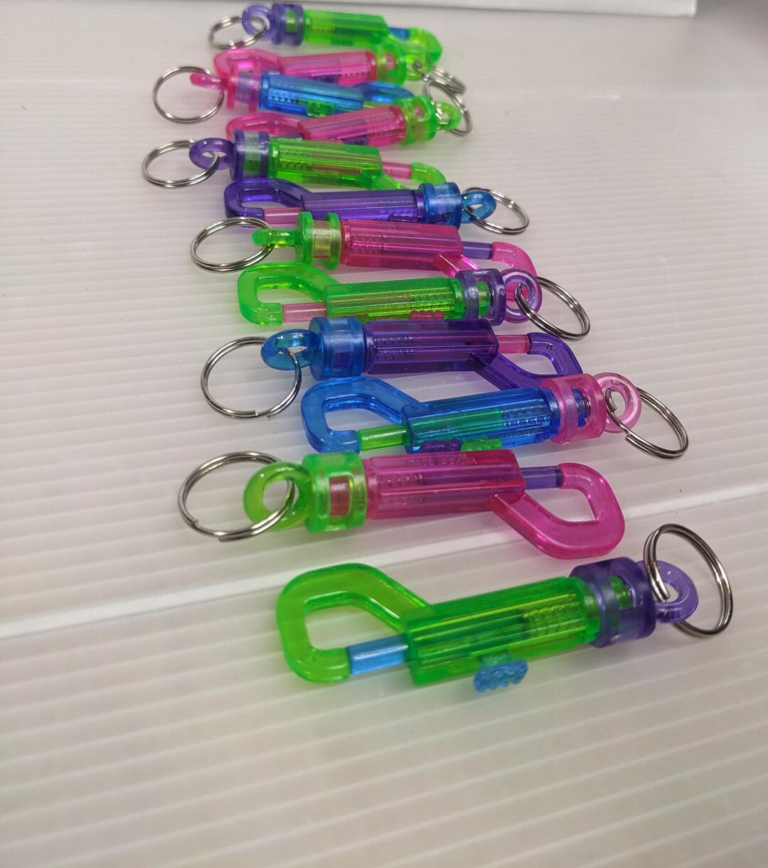 80s 90s Deadstock Neon Keychain Lot for Loot Grab Bags - Etsy