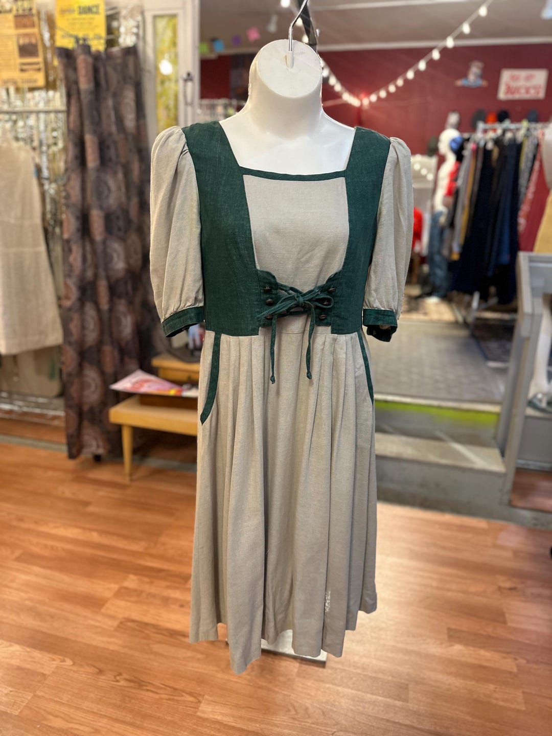 German Summer Dirndl Meico Landhaus Cottagecore Trachtenhaus Dress Size ...