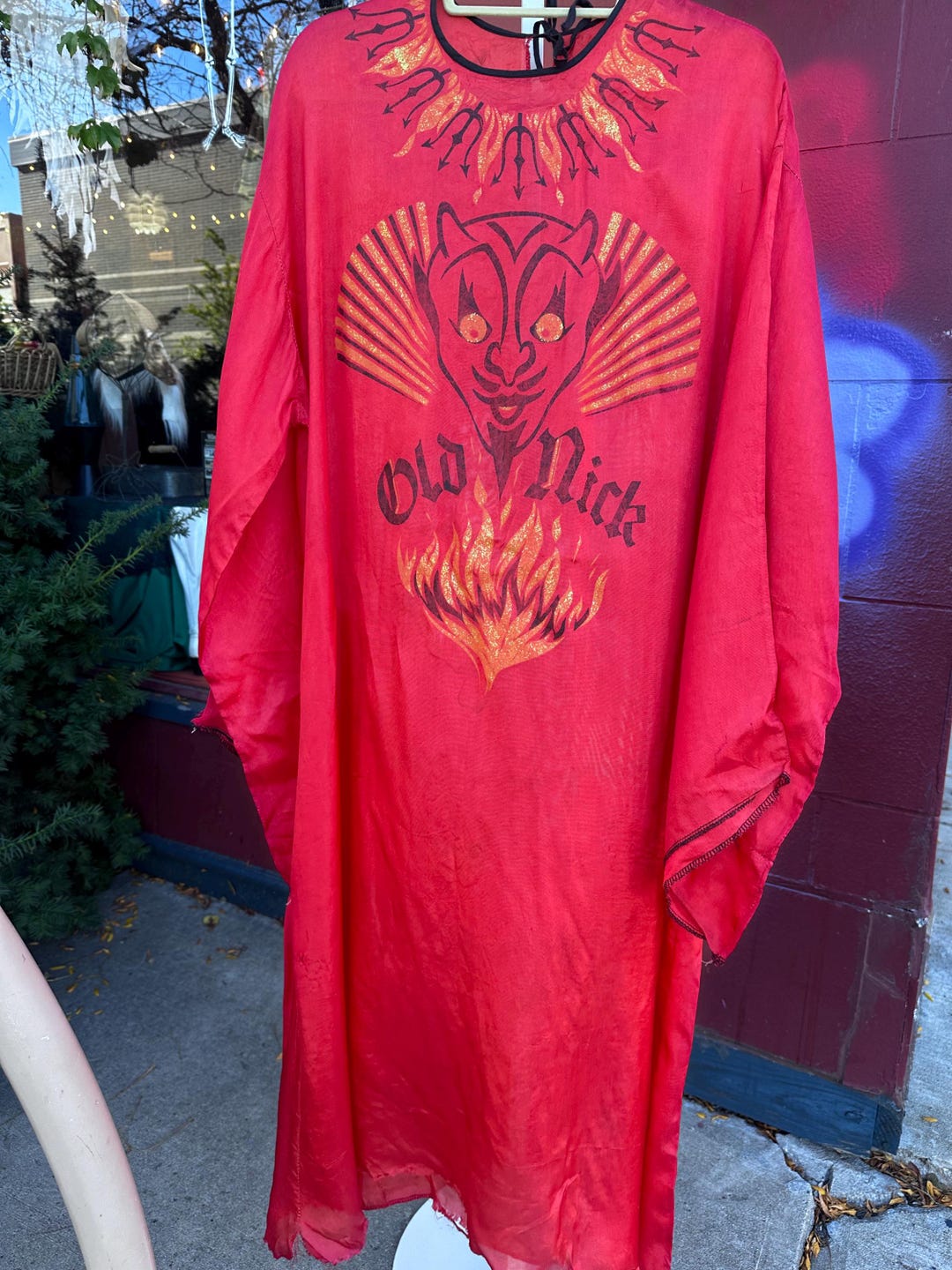 1950's Vintage Adult Devil Costume RARE SALE Antique Vintage Halloween ...