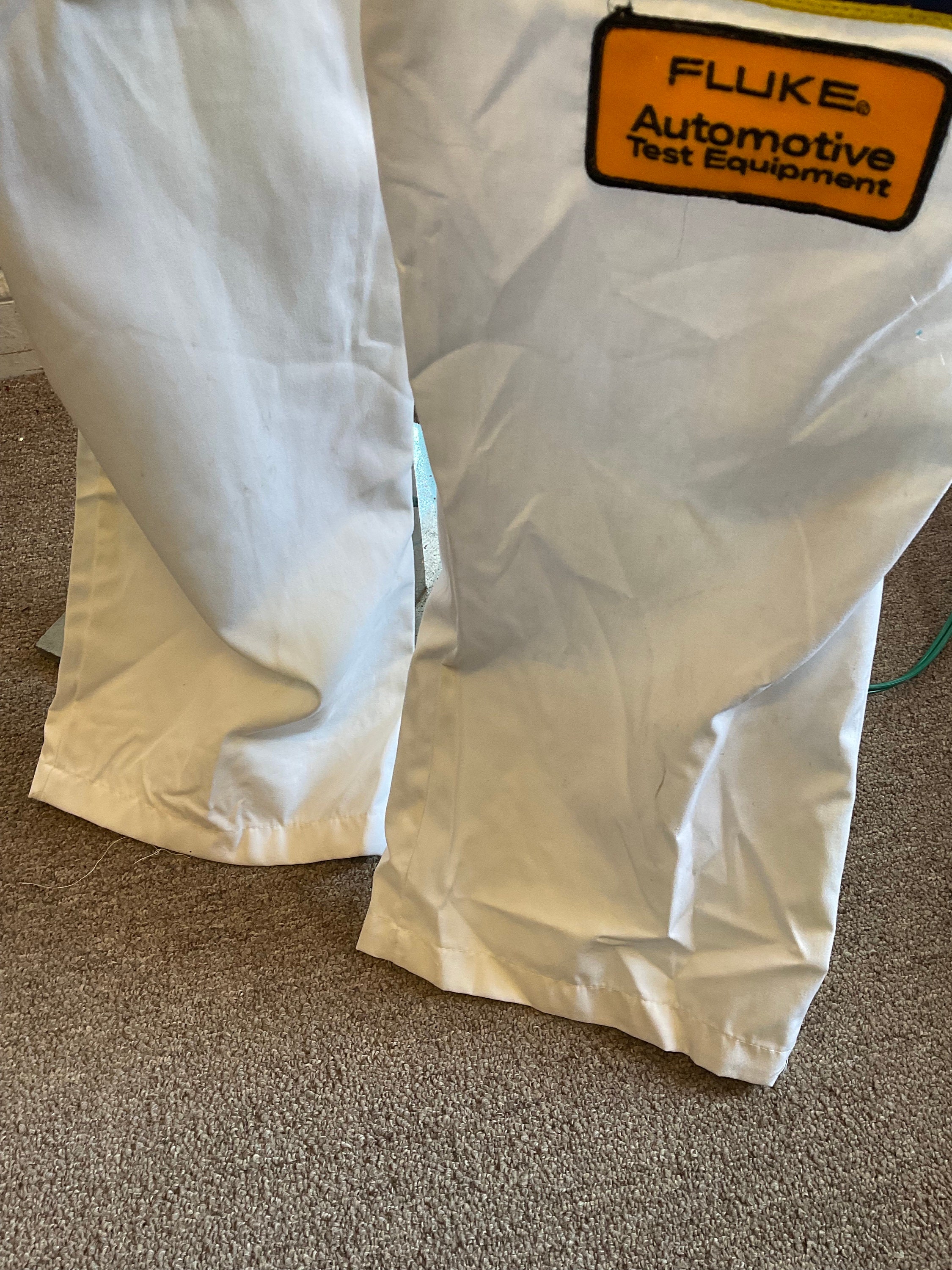 Unique White Racing Pit Crew Coveralls With Patches LARGE - Etsy