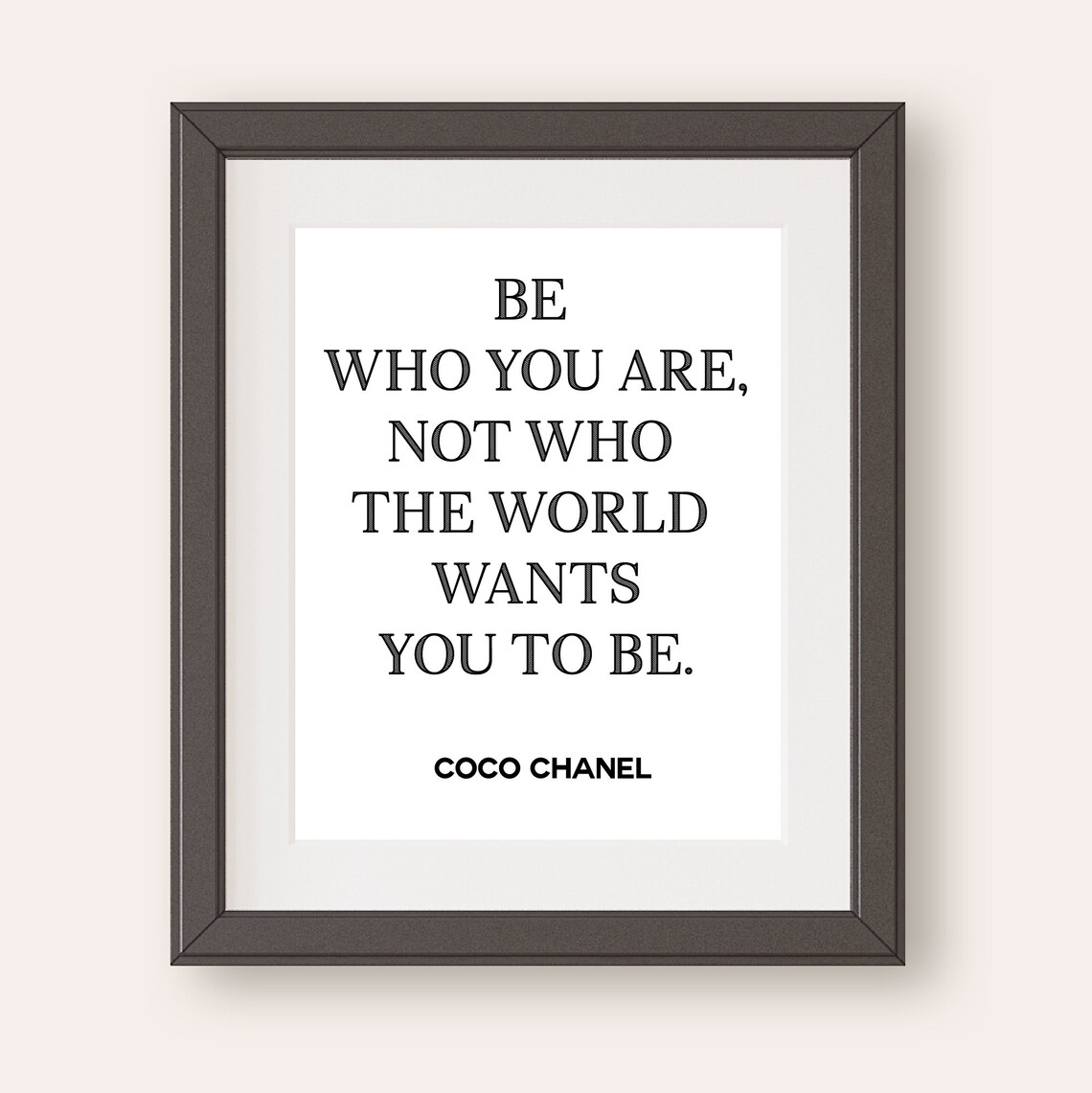 Fashion Prints Wall Art Quotes, Coco Chanel Quotes, Printable Fashion ...