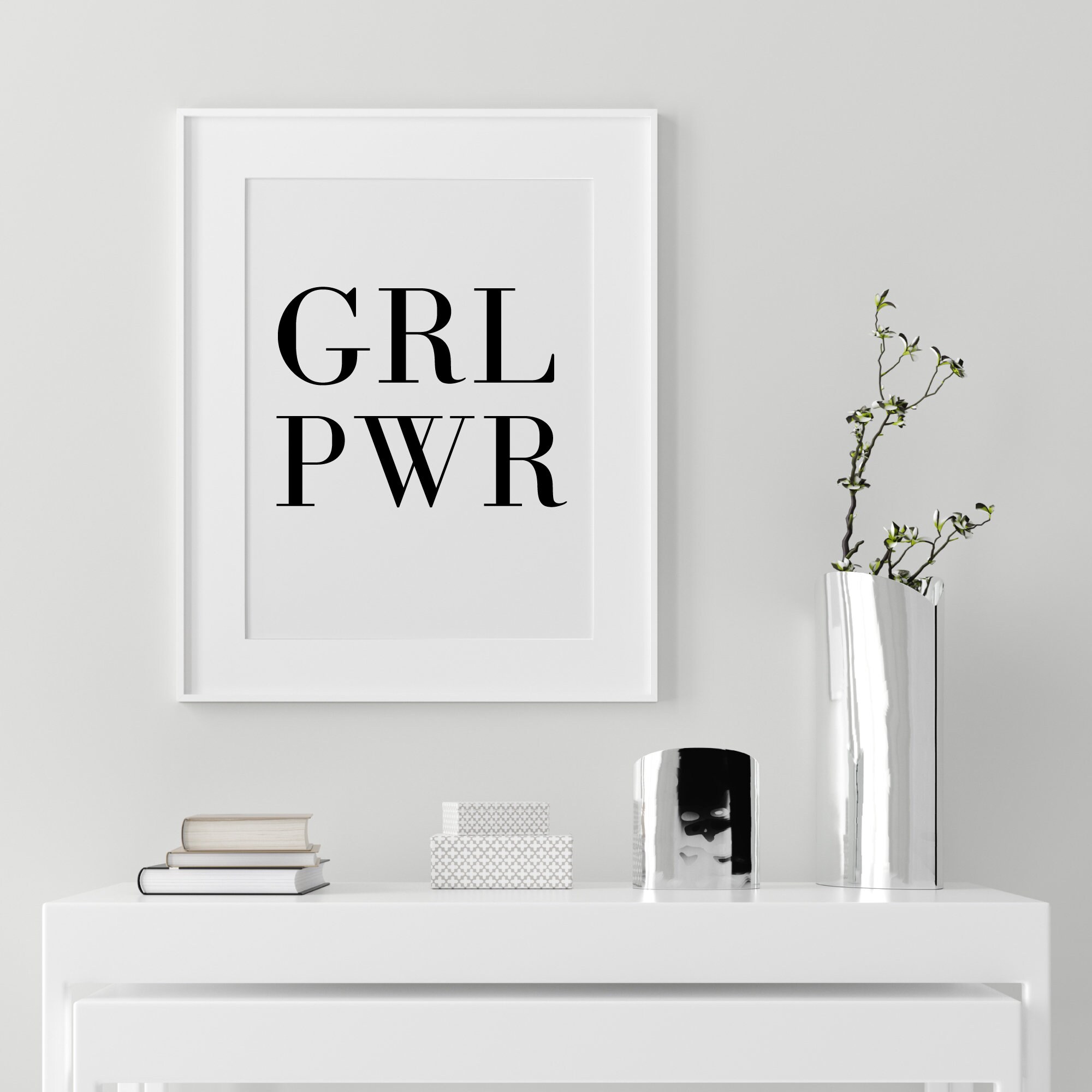 Girl Power Sign, Grl Pwr Sign, Girl Power SVG, Grl Pwr SVG, Girl Power ...