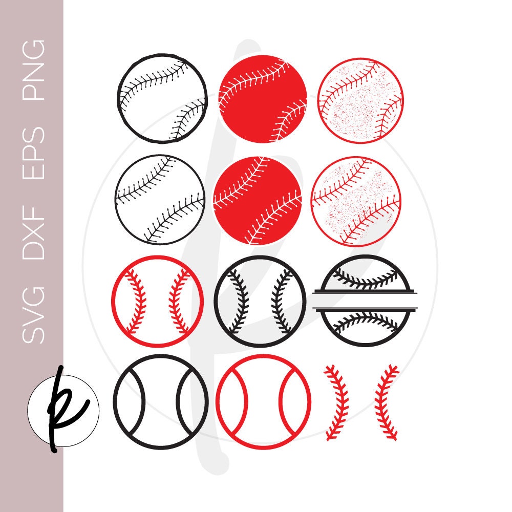 Vintage Baseball SVG, Baseball SVG Cut Files, Baseball Monogram for ...