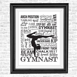 Gymnastics Gifts, Gymnast SVG, Gymnastics SVG, Gymnastics Posters ...