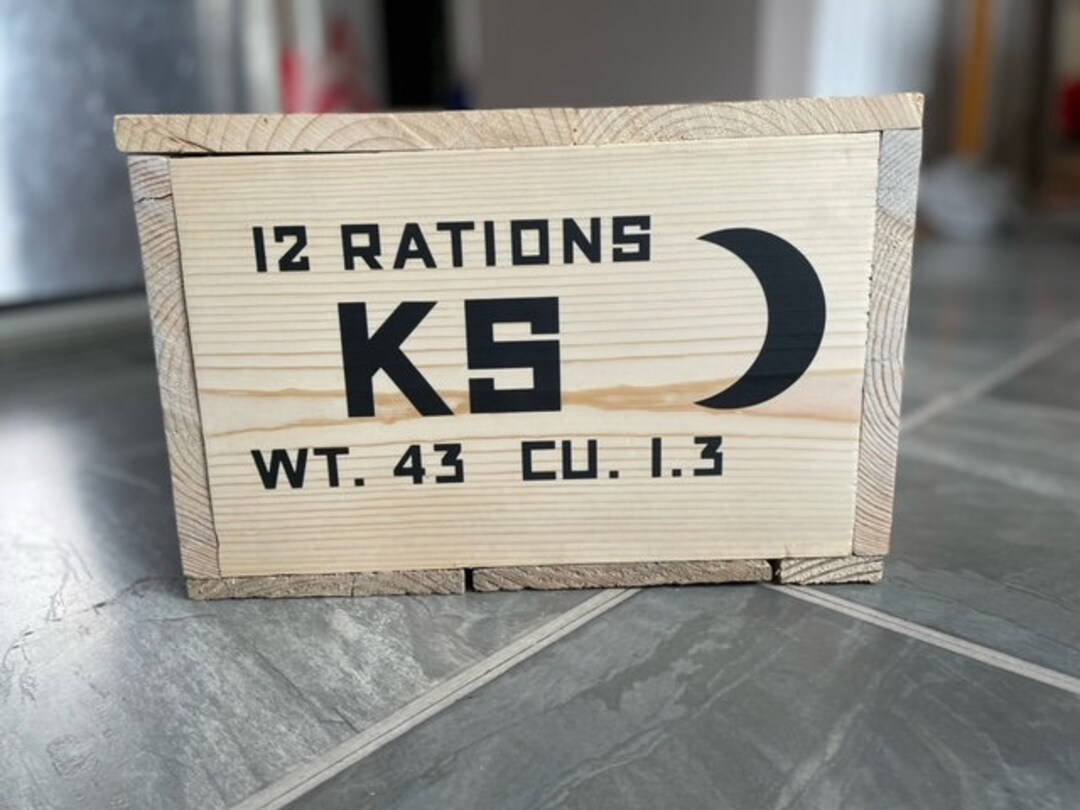 WWII WW2 US Army K Ration Box Stencil and Plans - Etsy