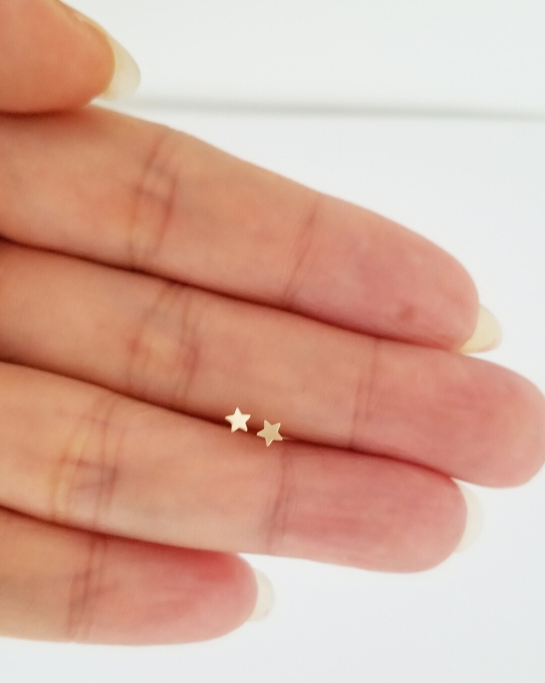 Twinkle Twinkle Little Star Earrings/tiny Star Earrings/stud - Etsy