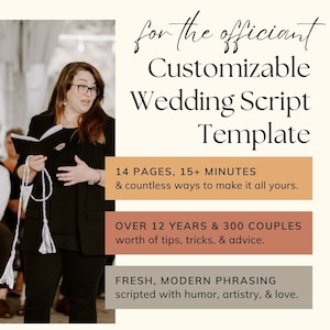 Modern Wedding Ceremony Script Blossoming in Marriage Non Traditional ...