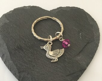 Duck keychain | Etsy