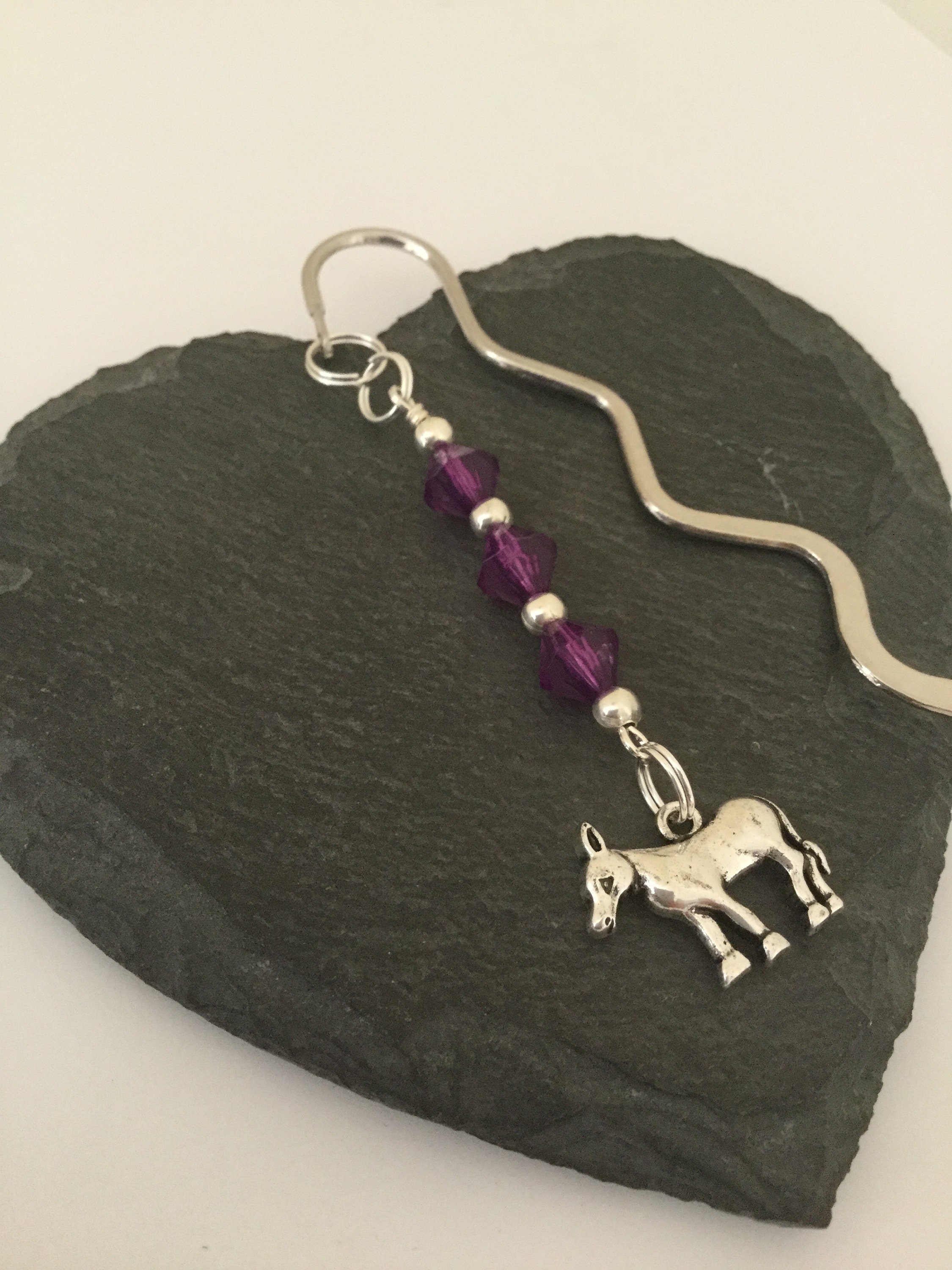 Donkey Bookmark / Animal Bookmark / Animal Lover Gift / | Etsy UK