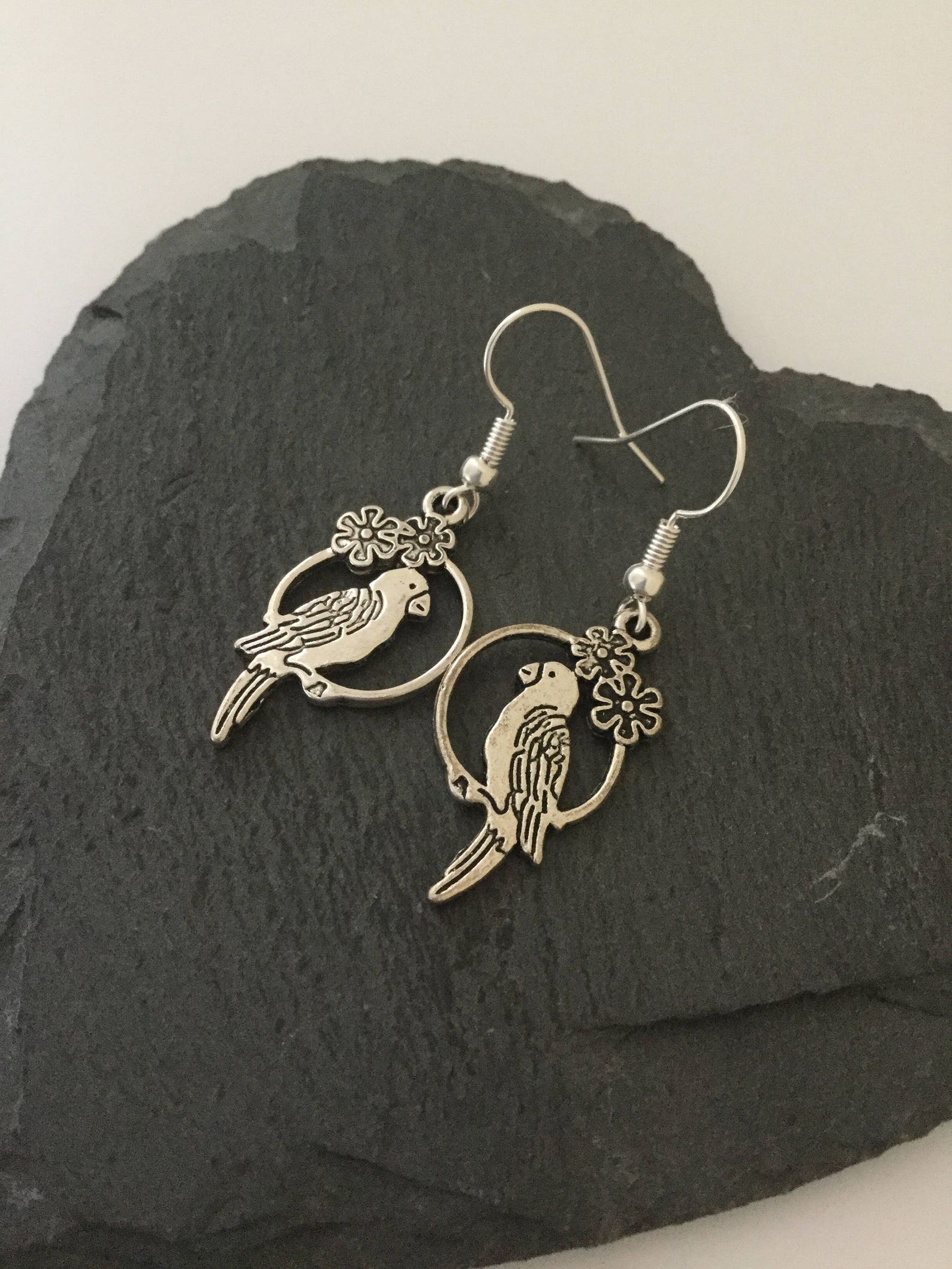 Parrot Earrings/ Parrot Jewellery/ Bird Earrings/ Bird - Etsy UK
