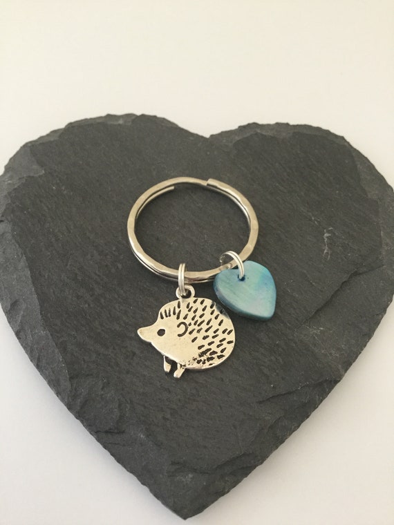 Hedgehog keyring / hedgehog Keychain / hedgehog gift / animal | Etsy