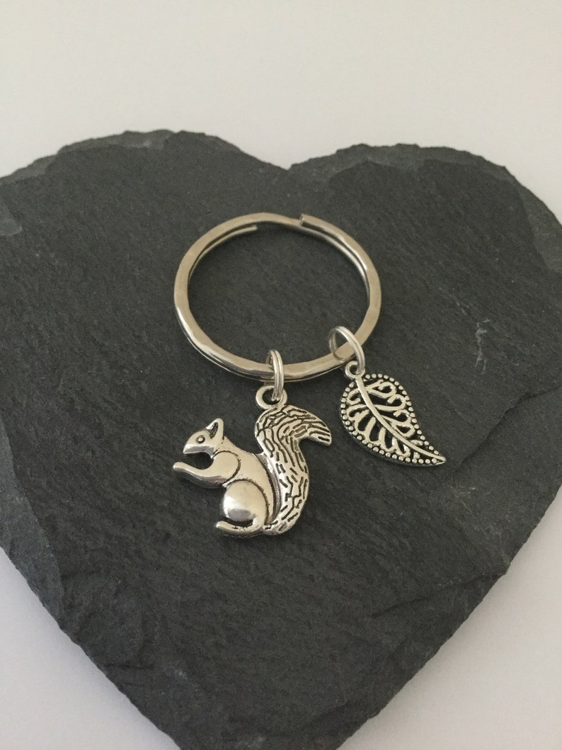 Squirrel Keyring / Squirrel Keychain / Wildlife Gift / - Etsy UK
