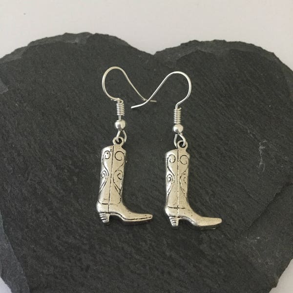 Boot Earrings - Etsy