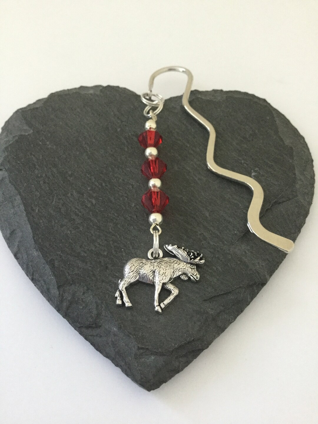 Moose Bookmark / Animal Bookmark / Animal Lover Gift / Bookmarks / Book ...