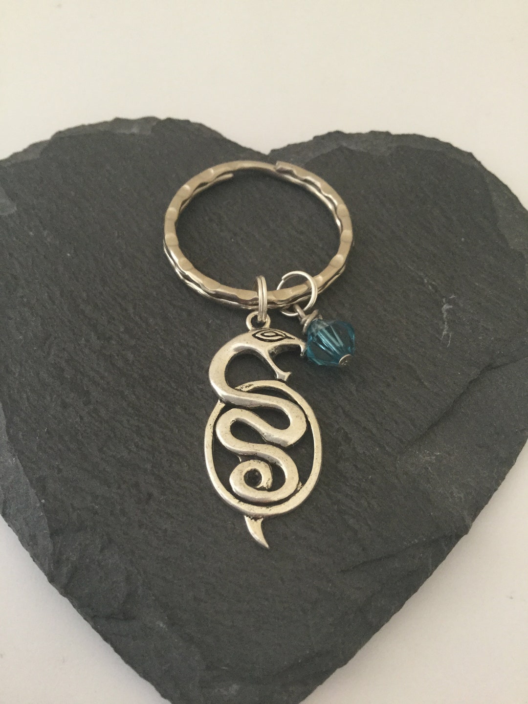 Snake Keyring / Snake Keychain / Snake Gift / Reptile Keyring - Etsy