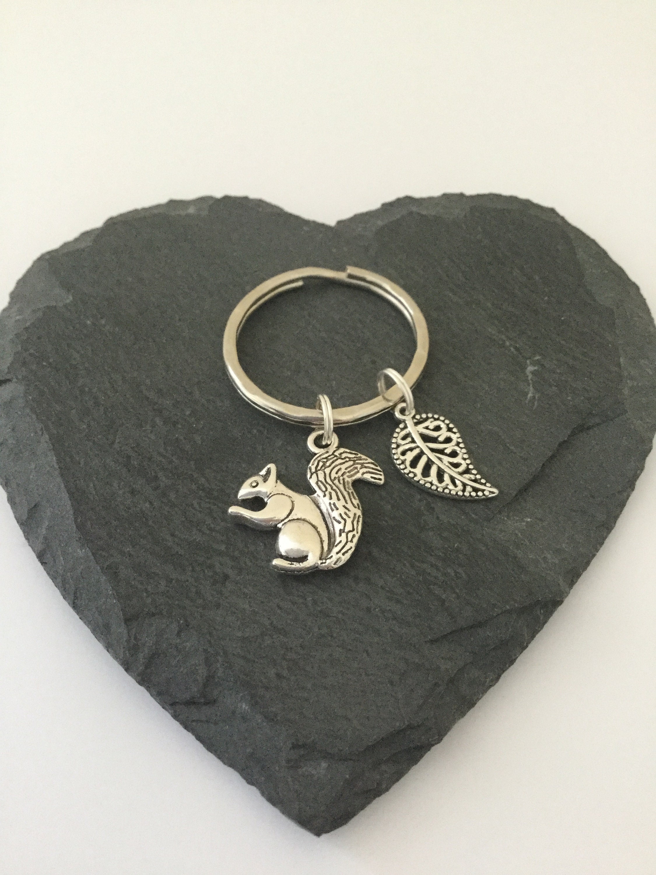 Squirrel Keyring / Squirrel Keychain / Wildlife Gift / - Etsy UK