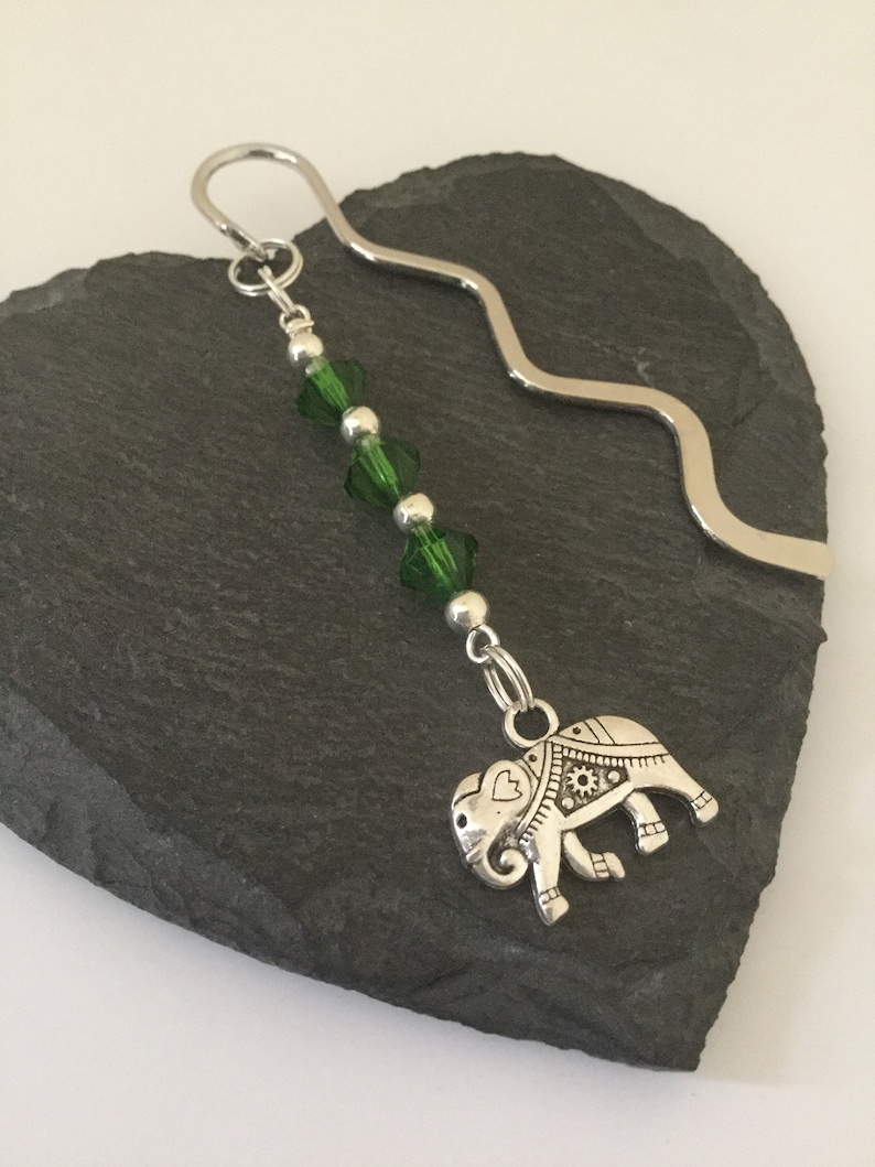 Signet éléphant / signet animal / cadeau amoureux des animaux - Etsy France