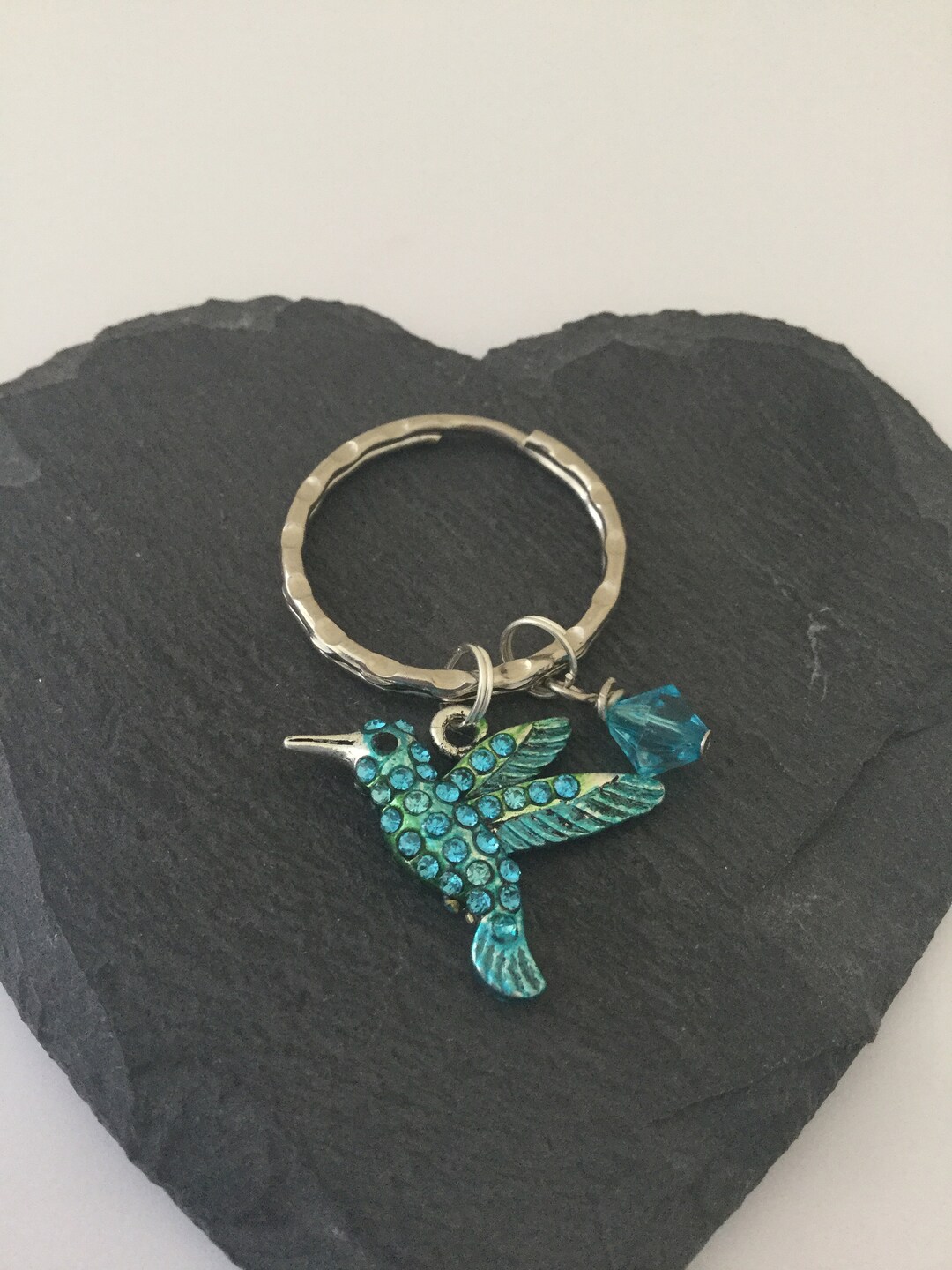 Hummingbird Keyring / Hummingbird Keychain / Hummingbird Gift ...