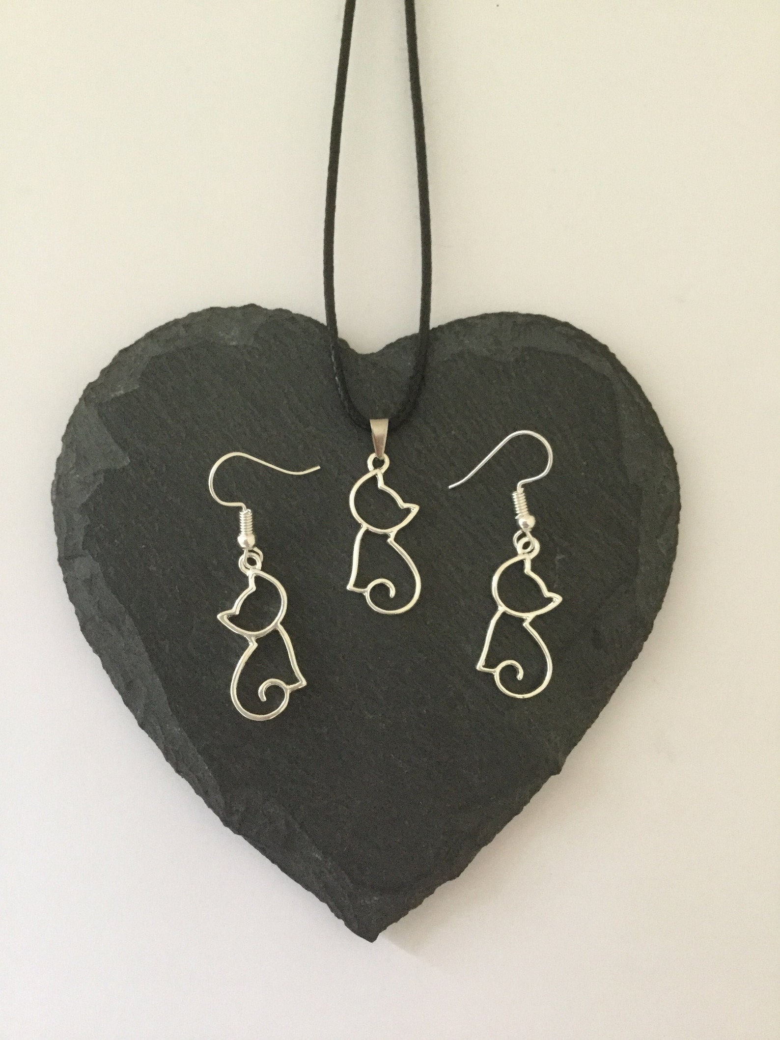 Cat Jewellery Set / Animal Jewellery Set / Cat Jewellery / Cat - Etsy UK