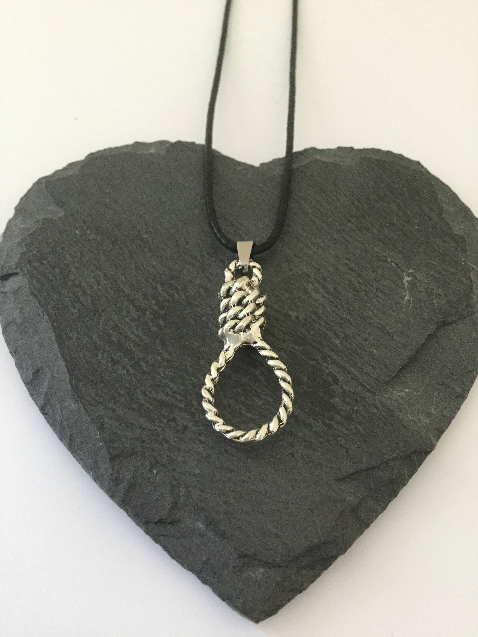 Hangmans Noose Necklace / Hangmans Noose Jewellery / Halloween - Etsy UK