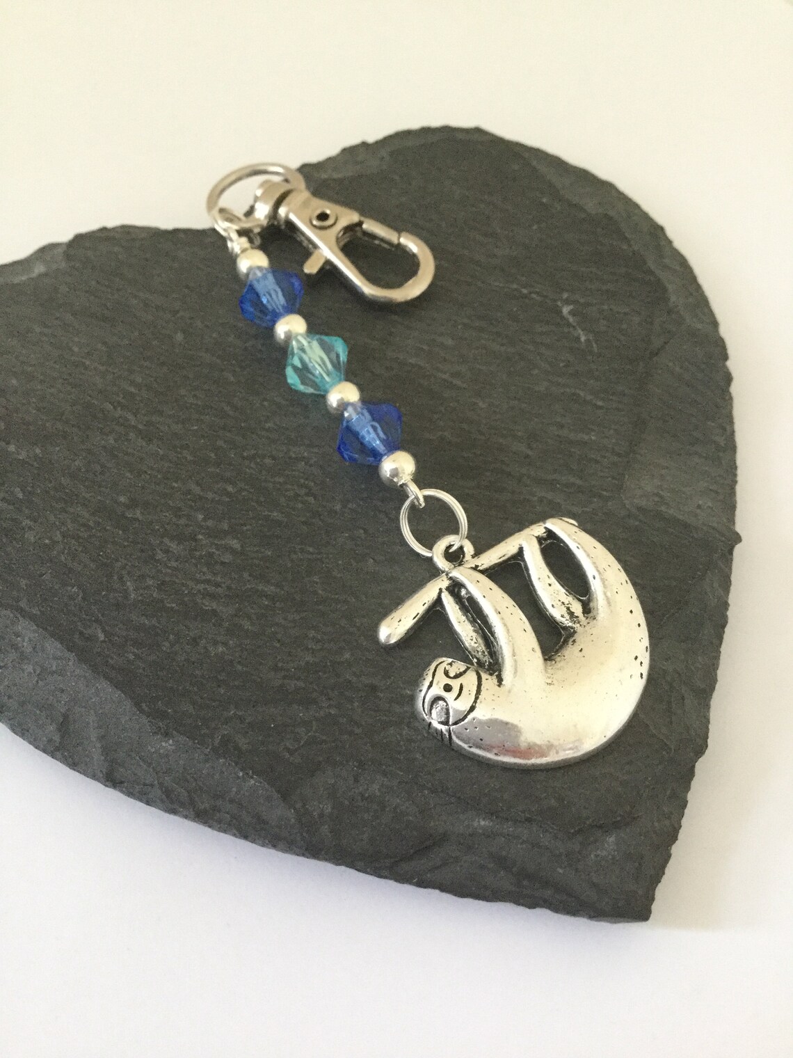 Sloth Bag Charm / Animal Bag Charm / Bag Charms / Beaded Bag - Etsy India