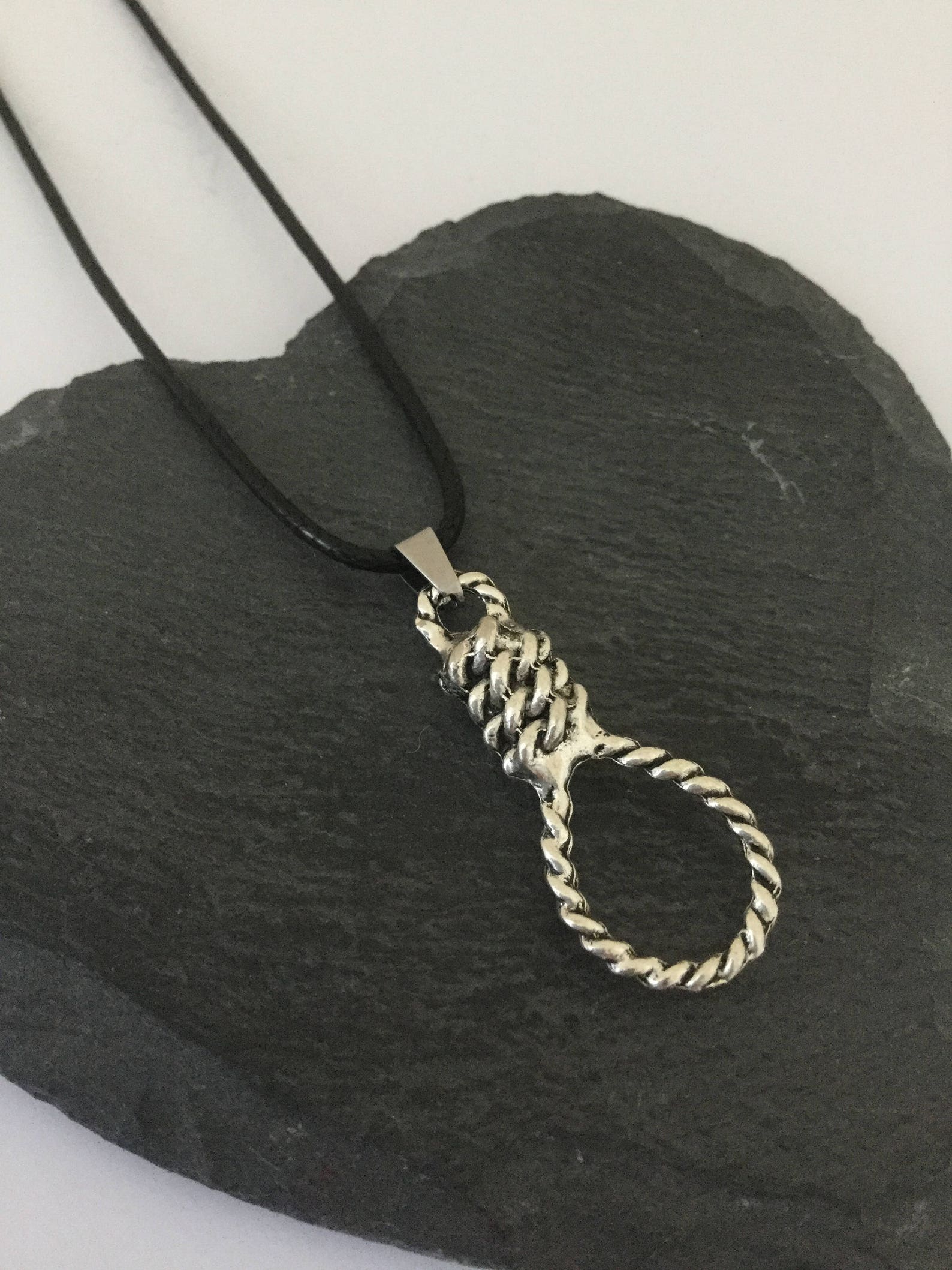 Hangmans Noose Necklace / Hangmans Noose Jewellery / Halloween - Etsy