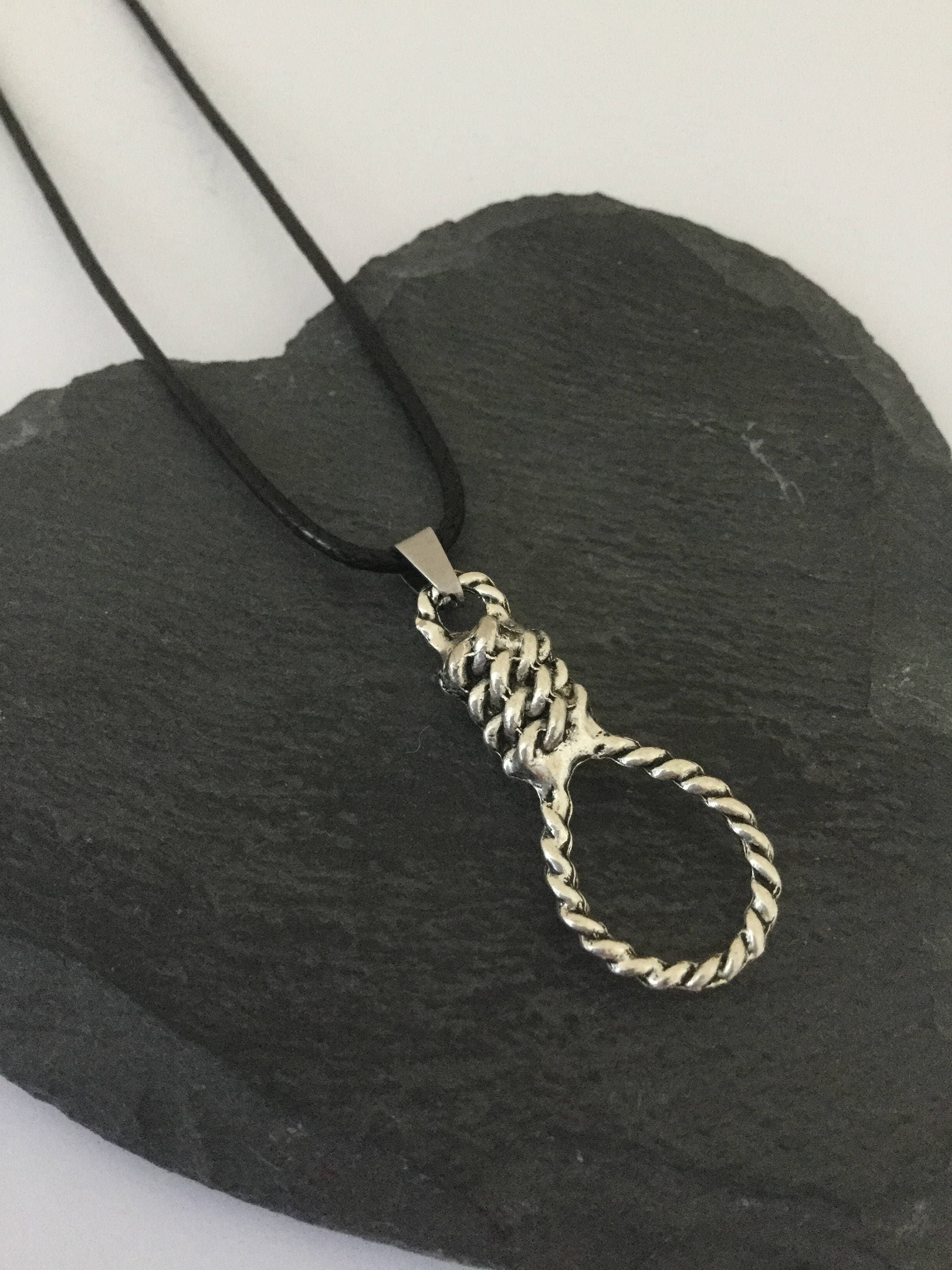 Hangmans Noose Necklace / Hangmans Noose Jewellery / Halloween - Etsy UK
