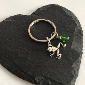 Frog Keyring / Frog Keychain / Animal Keyring / Animal Keychain / Frog ...