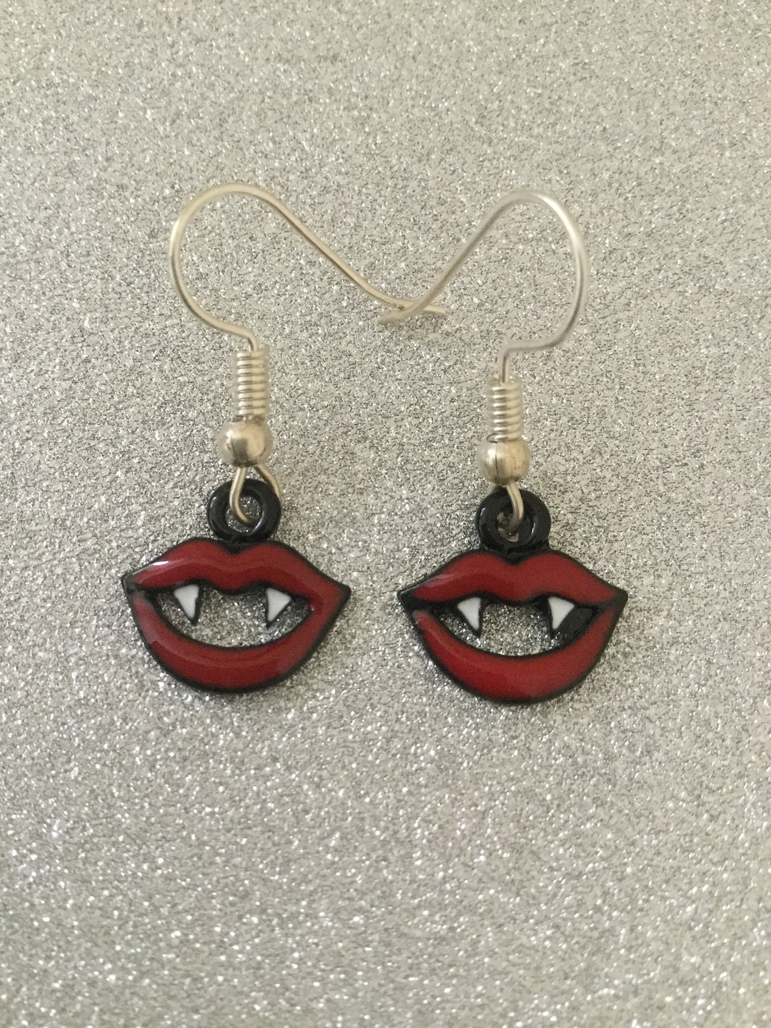 Halloween Vampire Teeth Earrings / Vampire Jewellery / Halloween ...